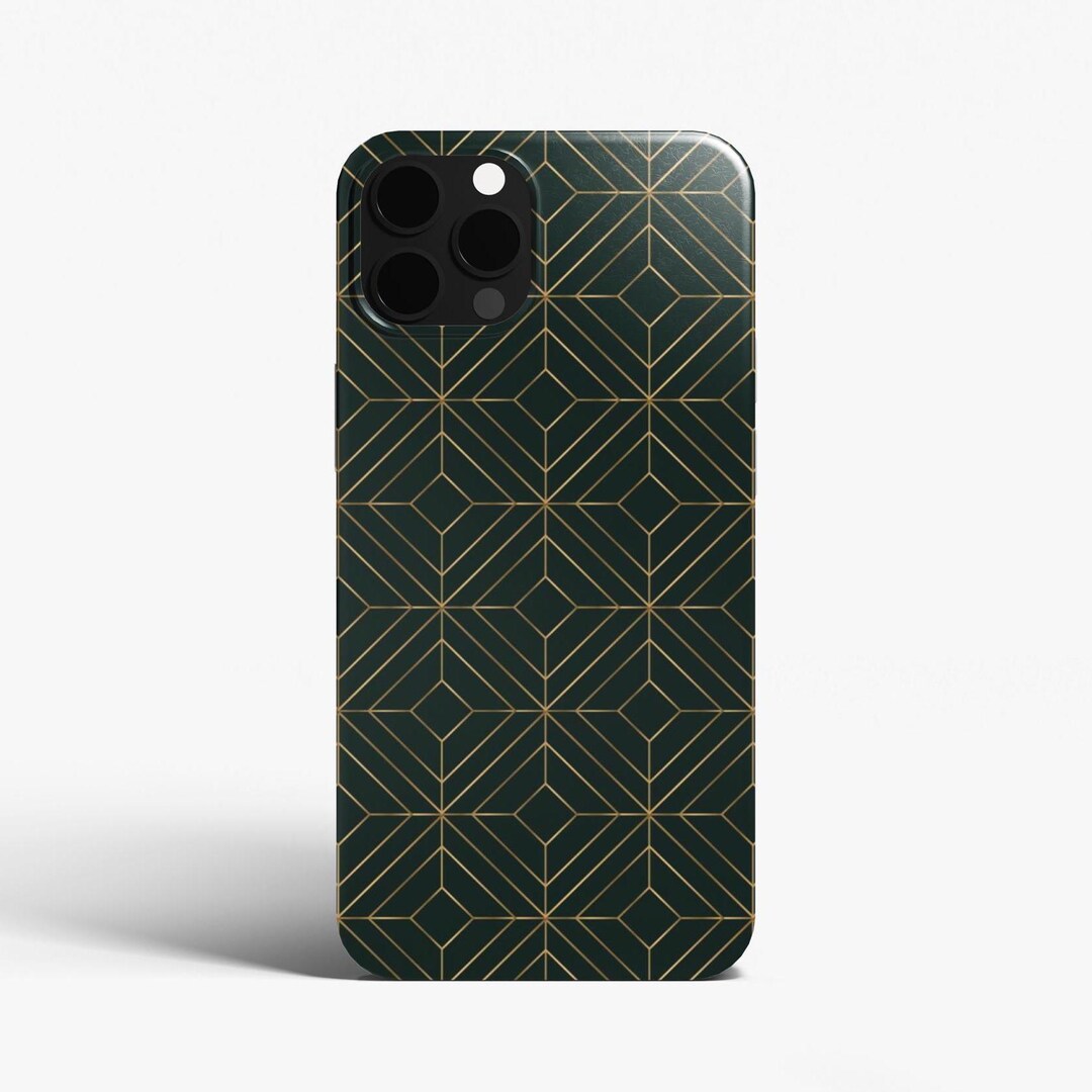 Emerald Green and Gold Phone Case, Elegant Stylish Case, Stylish ...