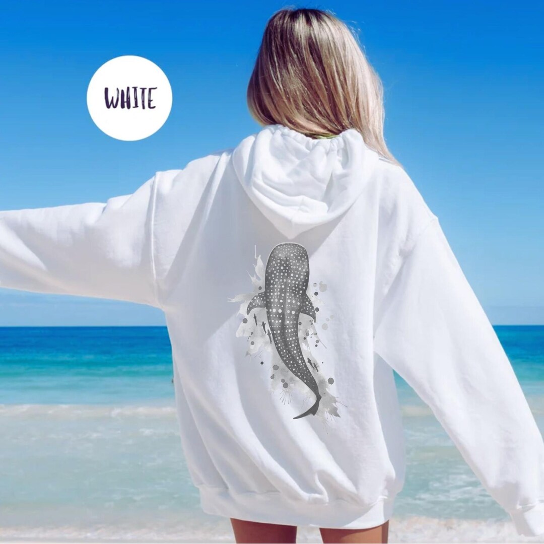 Whale Shark Faith Hoodie, Christian Crewneck Sweatshirt, Faith Over ...