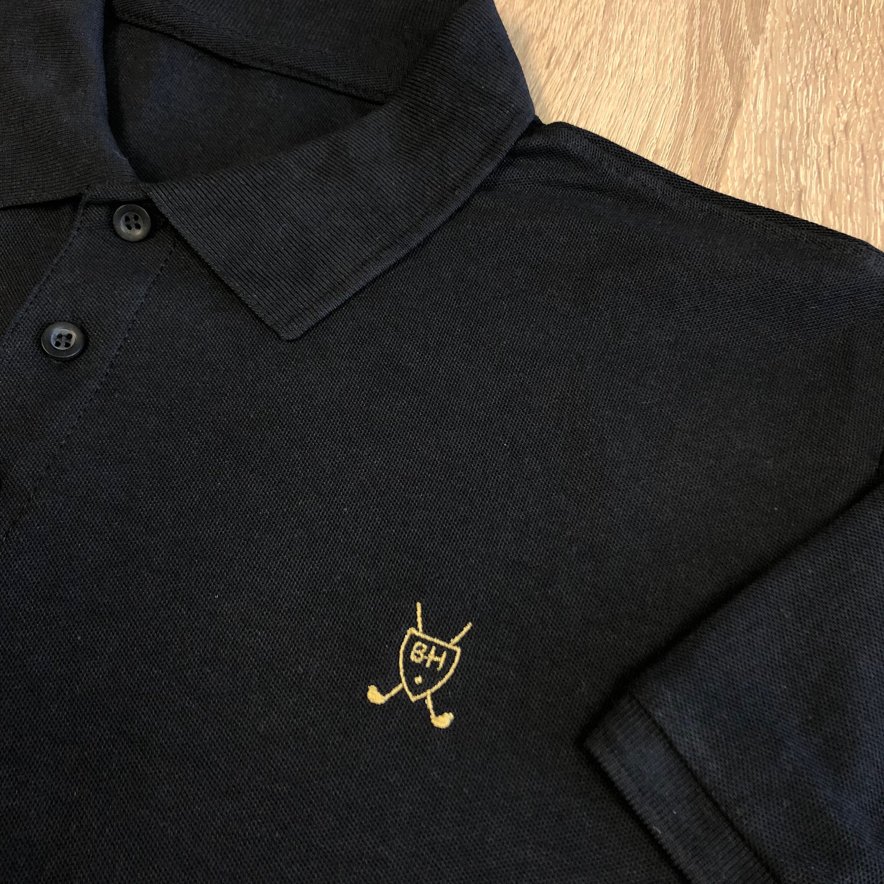 Personalised Golf Motif Polo Shirt - Etsy UK