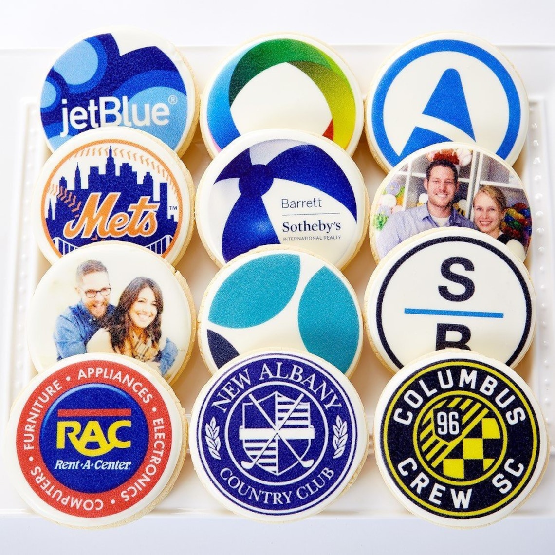 Custom Logo Cookies - Etsy