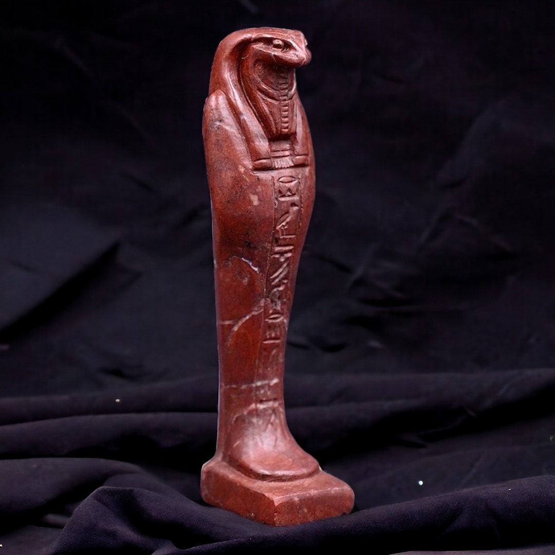 Authentic Egyptian God Apep Statue Mighty Uraeus Wadjet Figurine ...