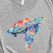 Watercolor Sea Turtle Shirt, Turtle Shirt, Love Turtle T-shirt, Sea ...