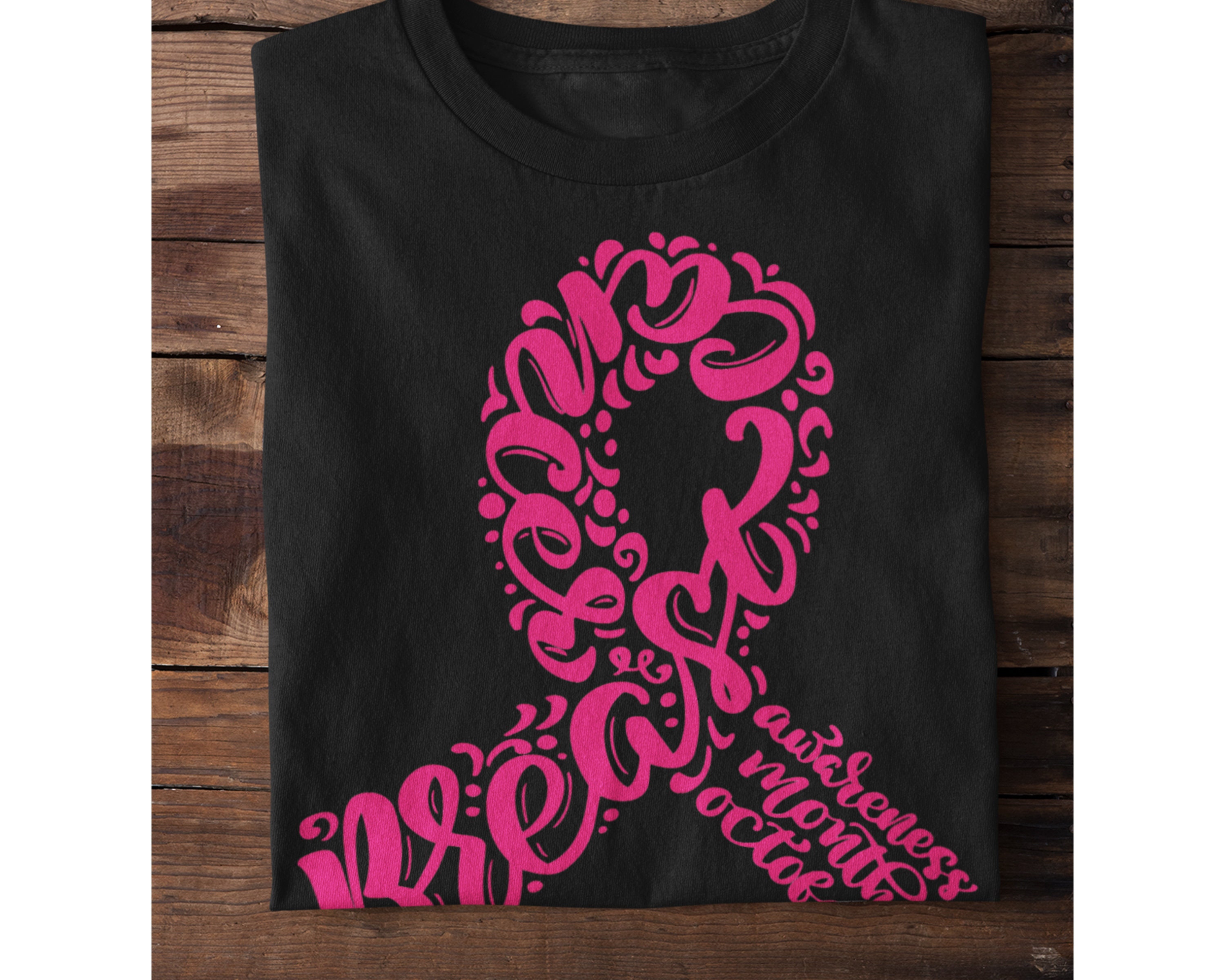 Breast Cancer Shirt Pink Ribbon Shirt Breast Cancer | Etsy