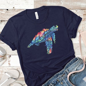 Watercolor Sea Turtle Shirt, Turtle Shirt, Love Turtle T-shirt, Sea ...