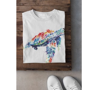 Watercolor Sea Turtle Shirt, Turtle Shirt, Love Turtle T-shirt, Sea ...