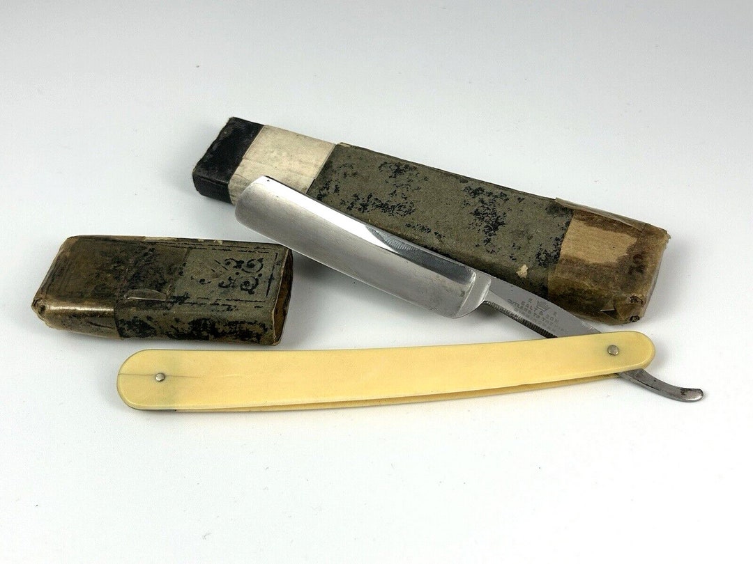 Antique Straight Razor Cut Throat Salt & Son Birmingham English ...