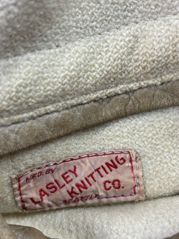 1950s 60s Varsity letterman wool jacket Lasley knitti… - Gem