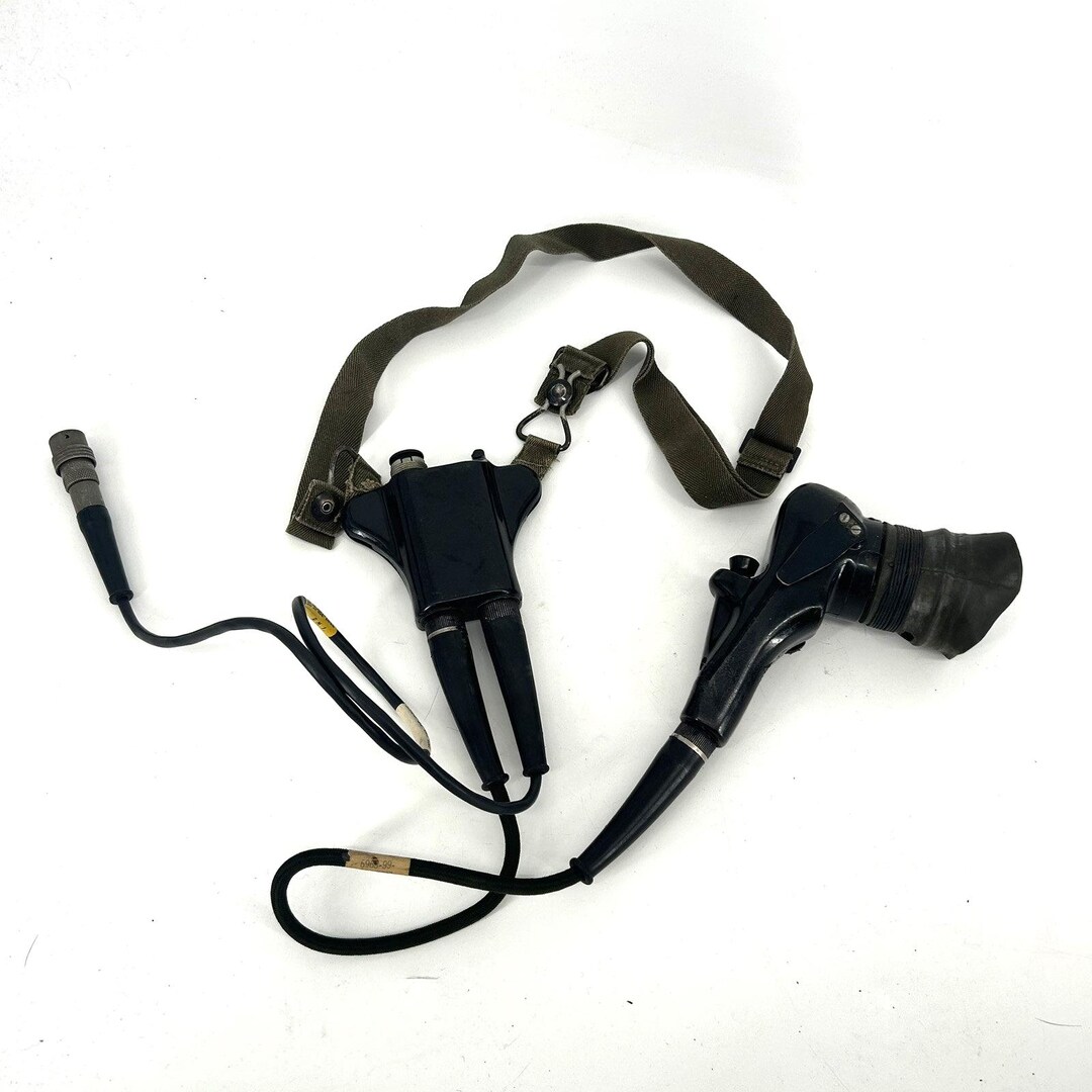 British Army Tank Commander Larkspur Radio Harness & Microphone Vintage ...