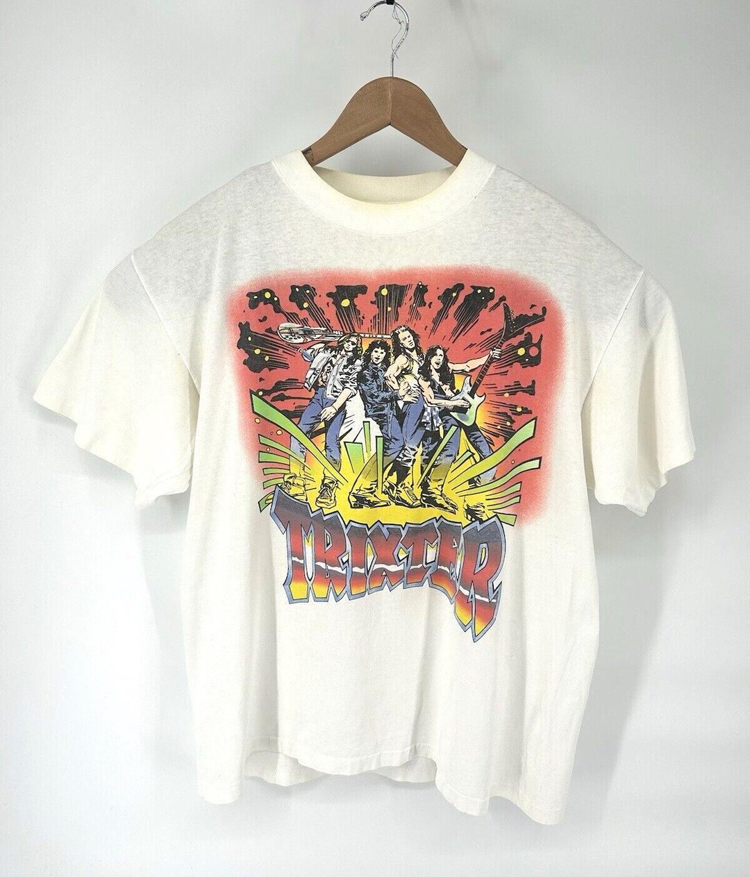 Trixter Band T Shirt Single Stitch 1990 Tour Heavy Metal Rock Concert ...