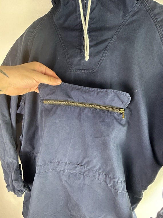 1960s Anorak jacket blue Mountain smock bushcraft ski… - Gem