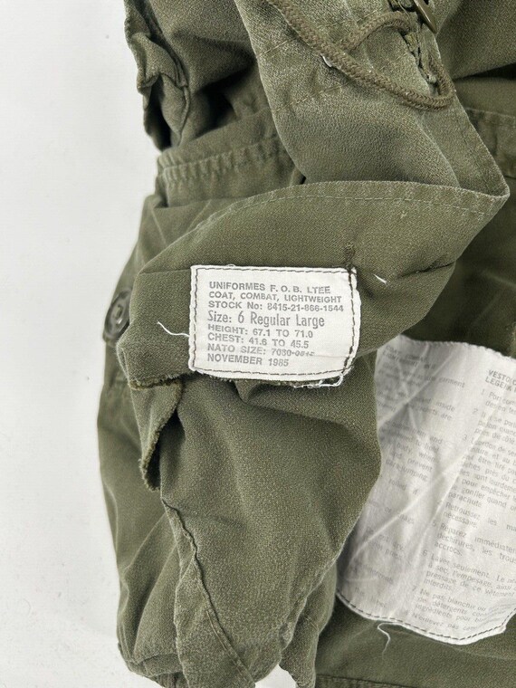 Canadian army MKII Jacket Army military sateen jungle… - Gem