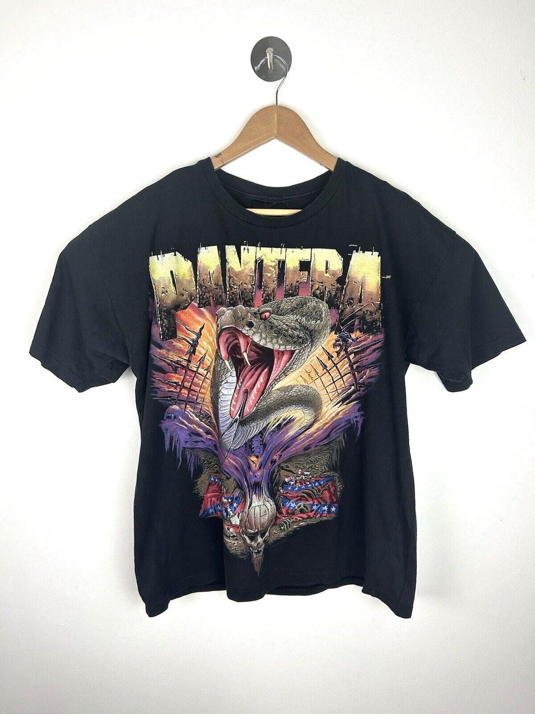 Pantera Vintage T Shirt Heavy Metal Rock Band Tee Goth 1988 Mens XL - Etsy