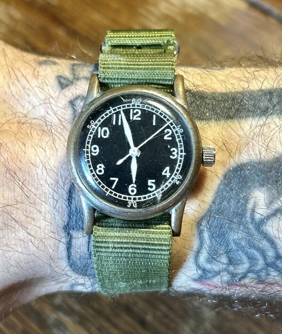 Custom Built WW2 USAF A11 Military Pilot Watch Repro Swiss Movement ...