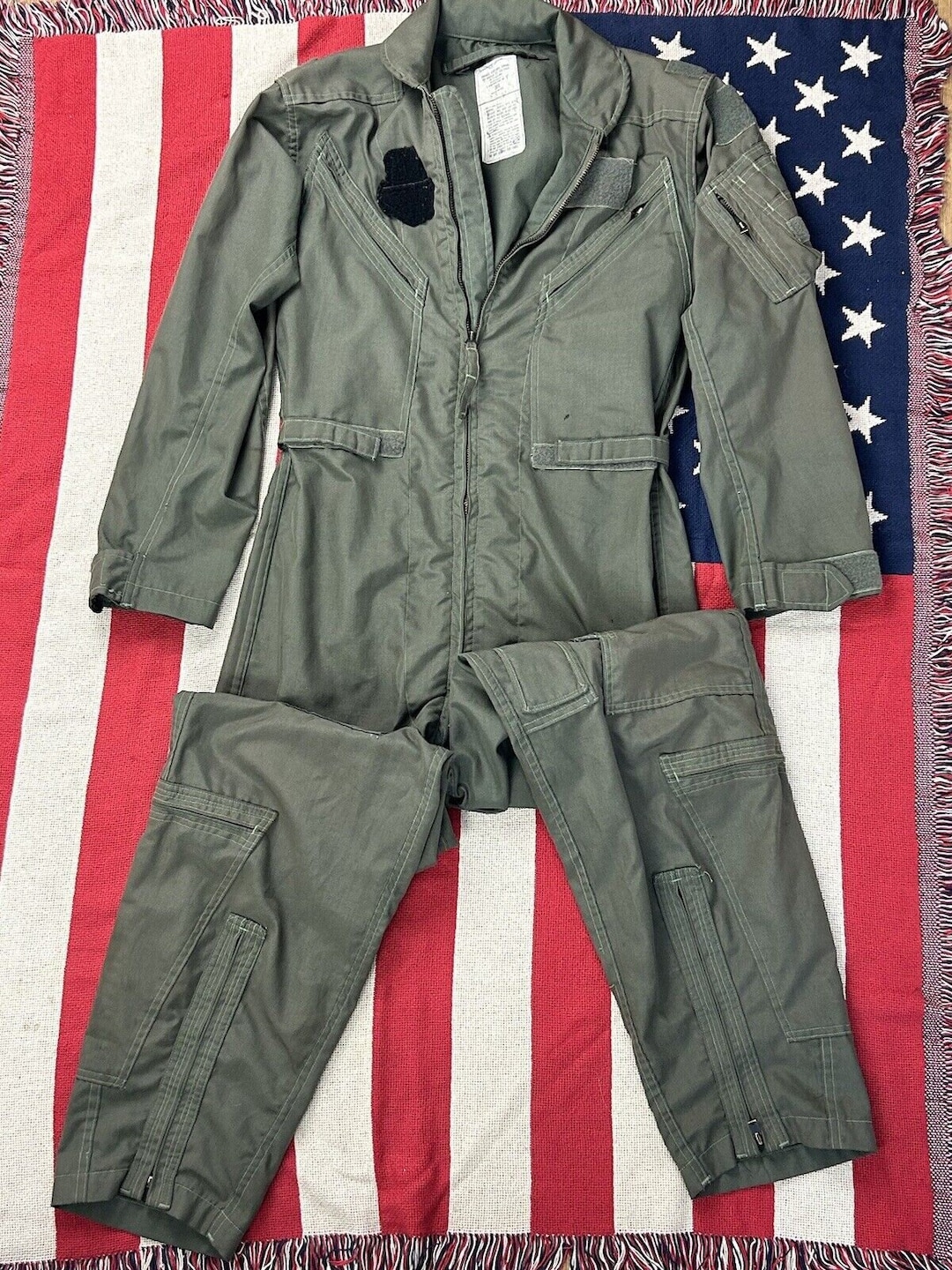 USAF Coveralls Flying Overalls Pilots Jumpsuit Military Surplus Size ...