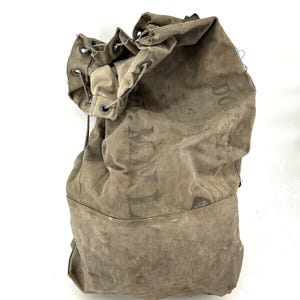 1950s US Mail Bag Storage Canvas Sack Laundry Bag Parcels Stencilled ...