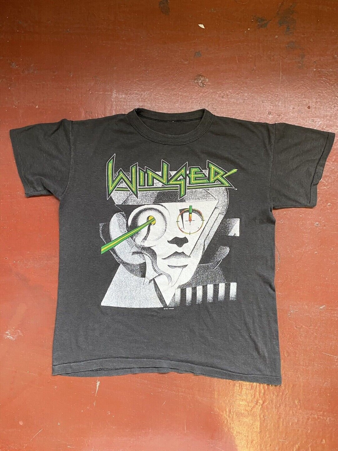 Winger Too Tuff to Tame 1989 Tour 1980s Single Stitch Band T Shirt ...