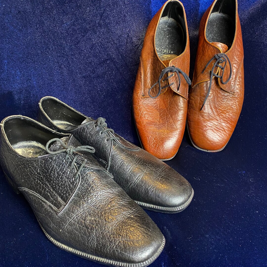 Lot of 2 1960s Mens Chisel Tip Mod Shoes Made by Barratts of ...