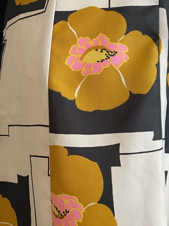 1960s - 70s floral nylon mod pop art shift vintage dr… - Gem
