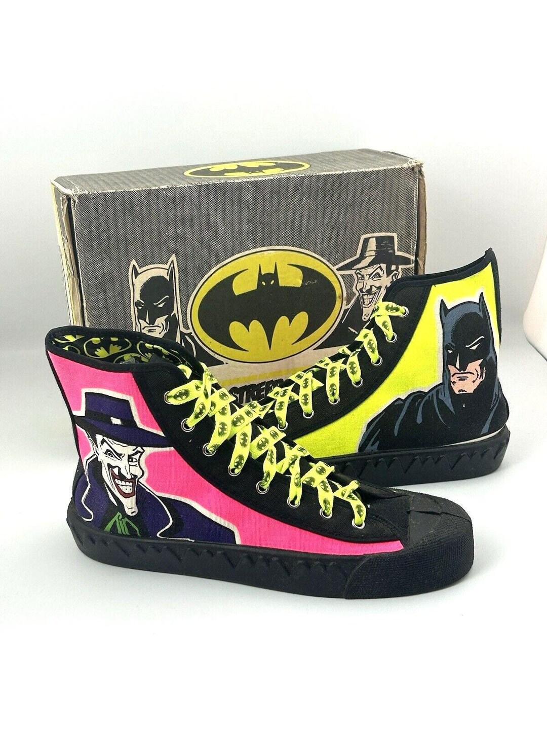 80s Vintage Batman High Top Trainers Streetwize 1989 DC Comics ...