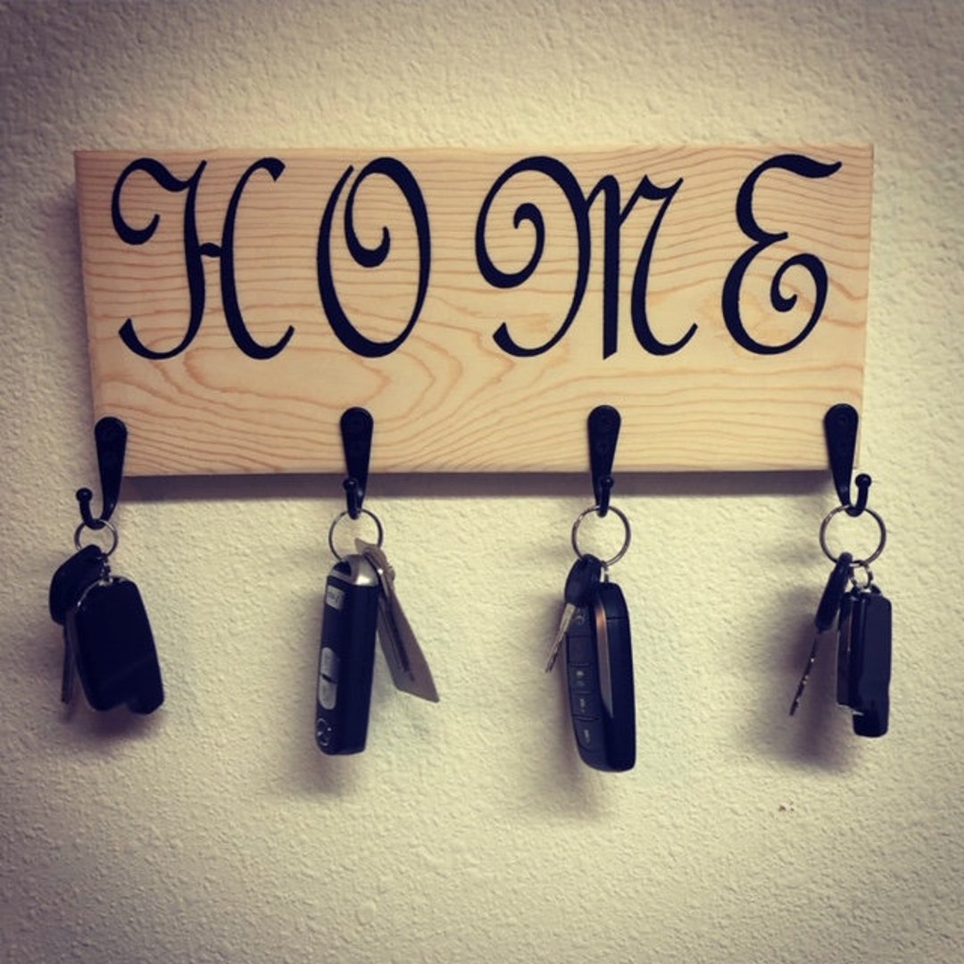 Customized Wooden Key Holder - Etsy