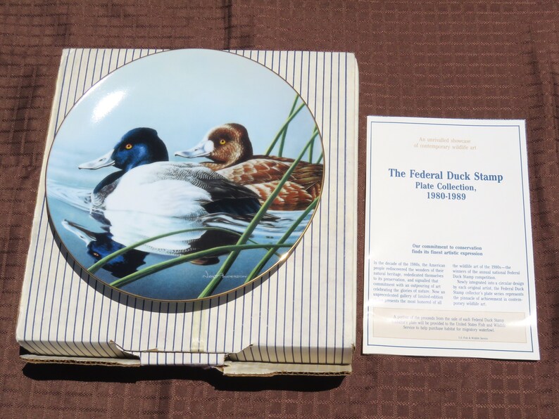 Federal Duck Stamp Plate Collection 1991 the Lesser Scaup // Decorative ...