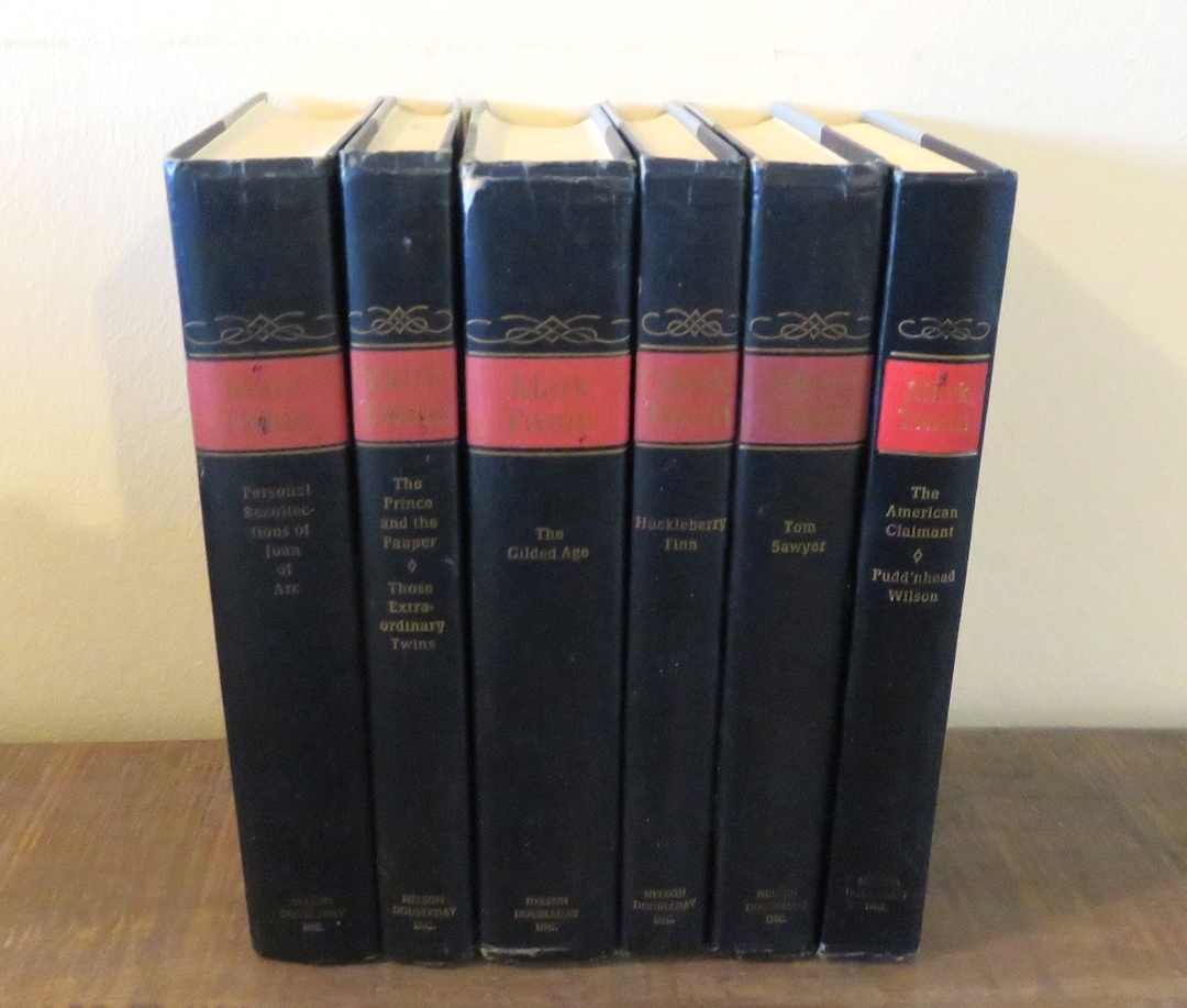 Mark Twain Six Book Set // Mark Twain Classics Book Set // Nelson ...