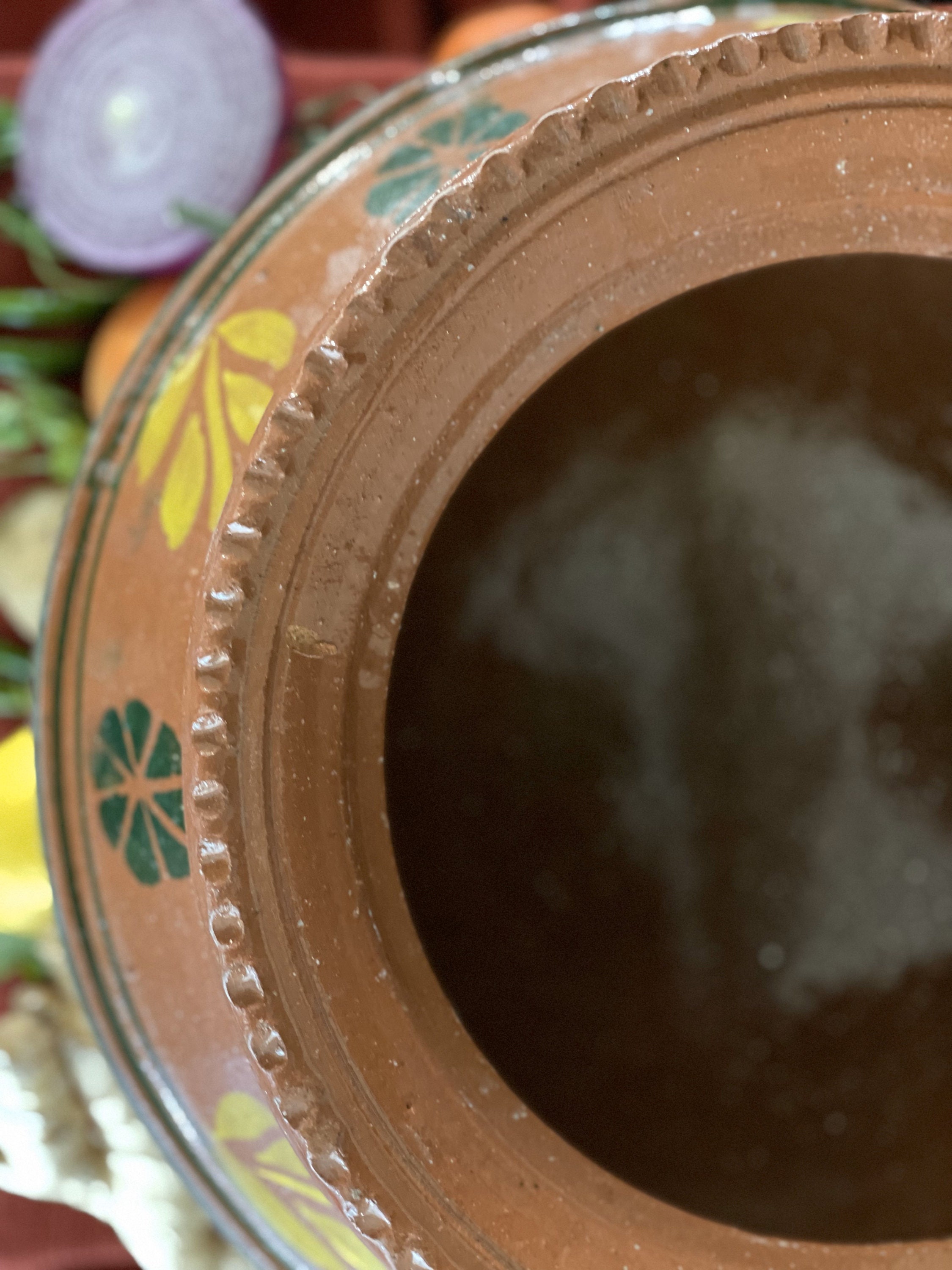 13"x11"large HAANDI (clay Pot) Indian Traditional Clay Pot - for ...