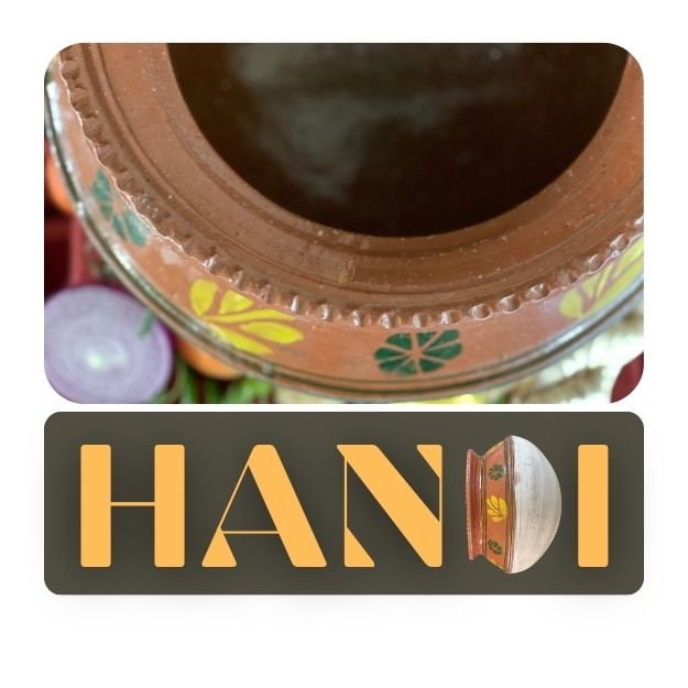 13"x11"large HAANDI (clay Pot) Indian Traditional Clay Pot - for ...