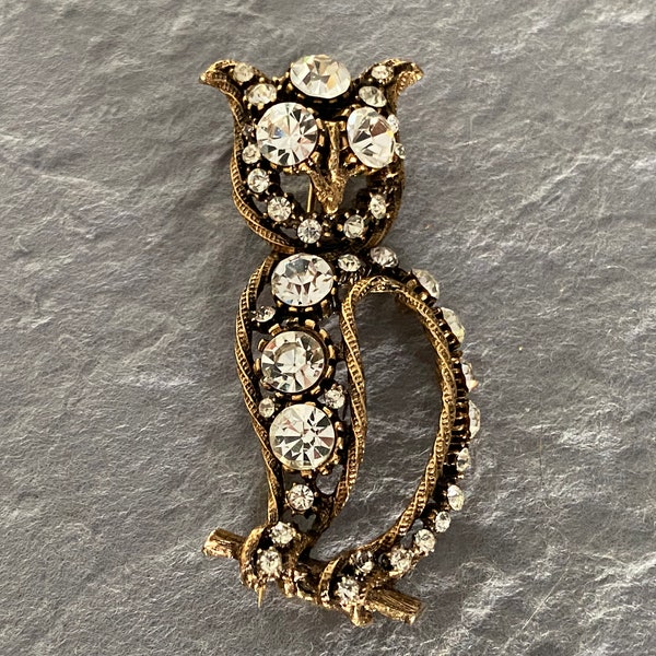 Owl Brooch Pin - Etsy