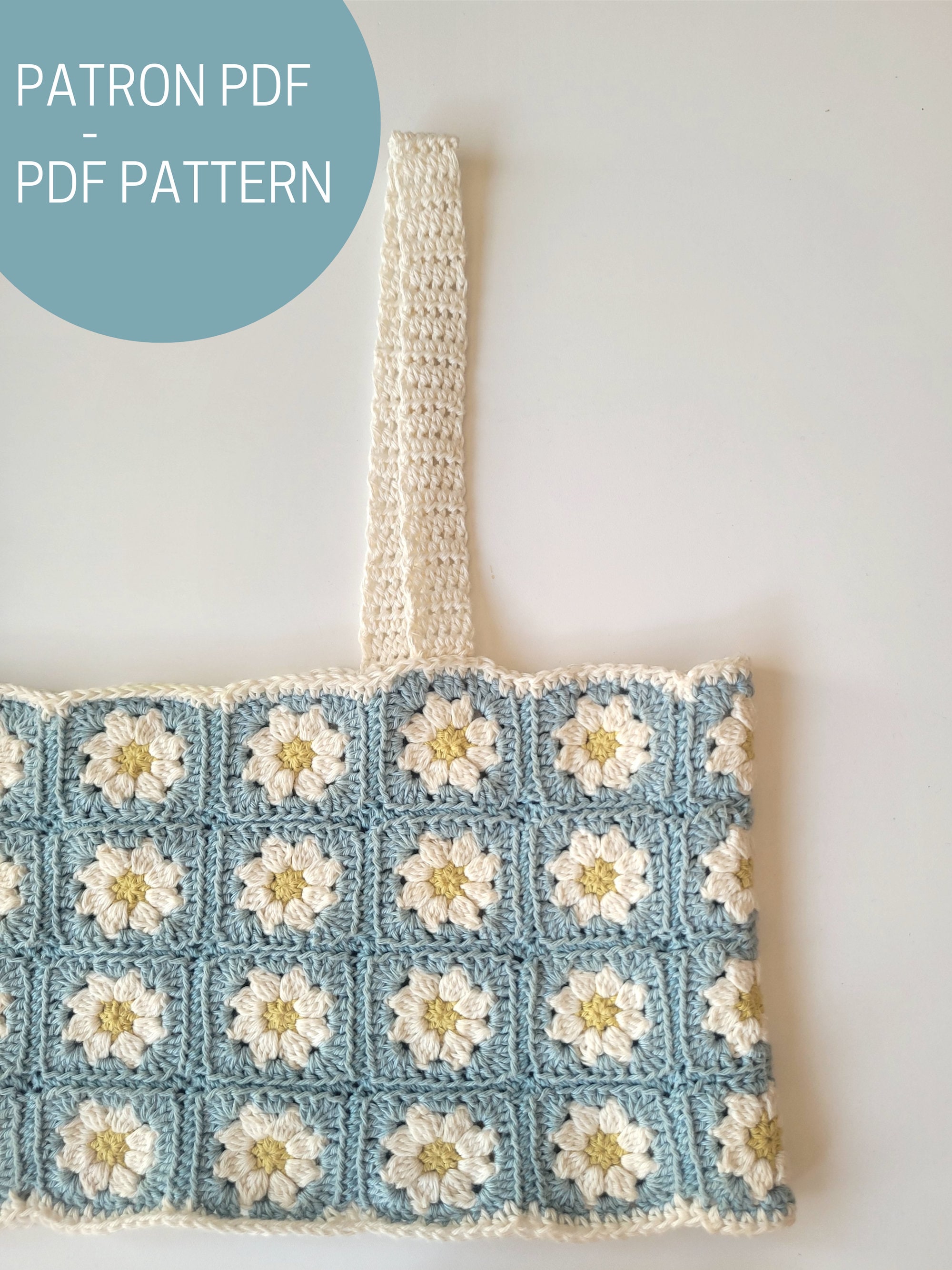 Crochet Granny Square Crop Top Pattern, PDF Tutorial to Crochet a ...