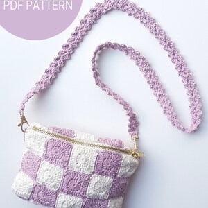 Tuto sac banane en crochet, patron pour sac banane en granny squares au ...