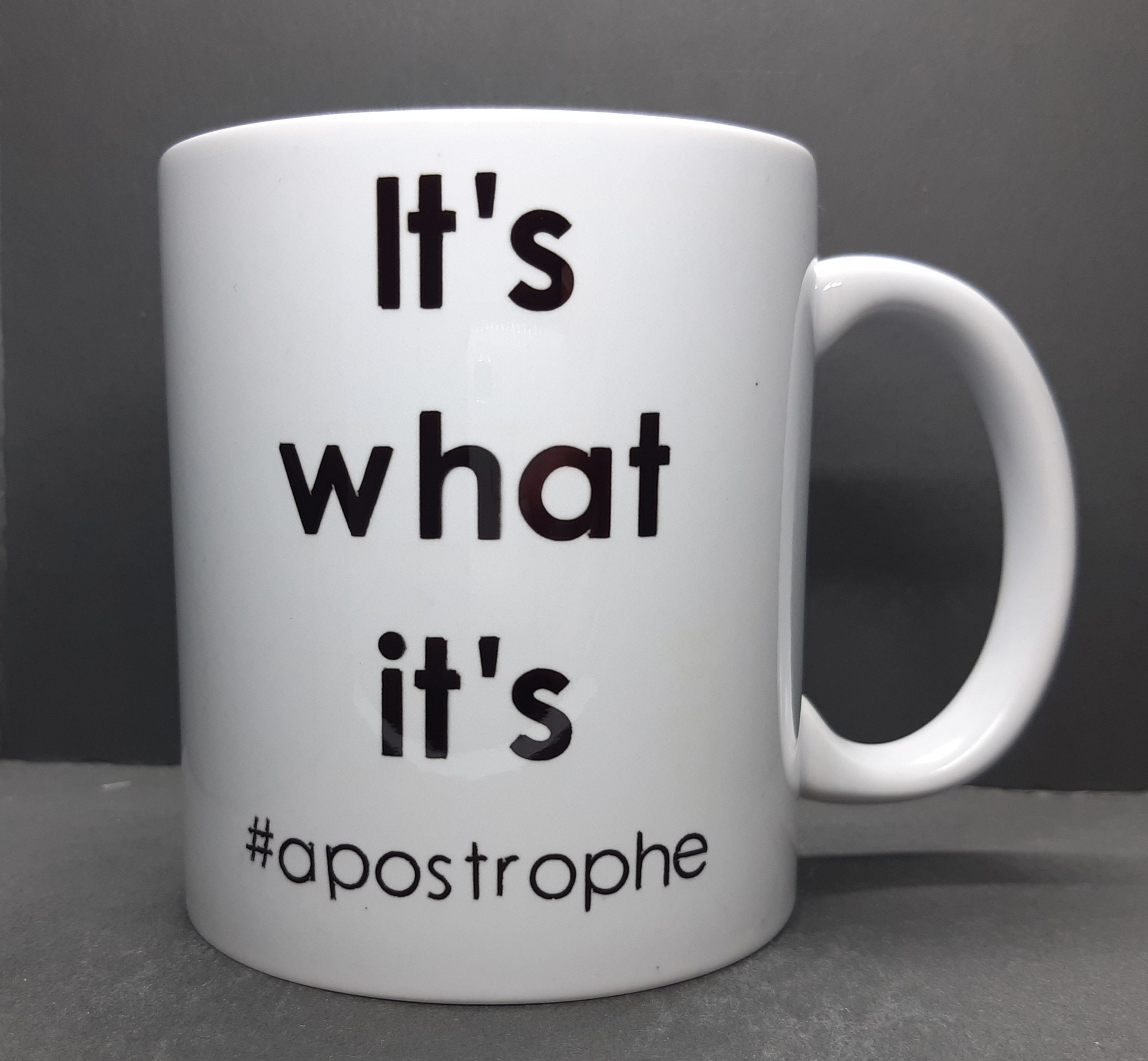 Apostrophe Ceramic Mug - Etsy