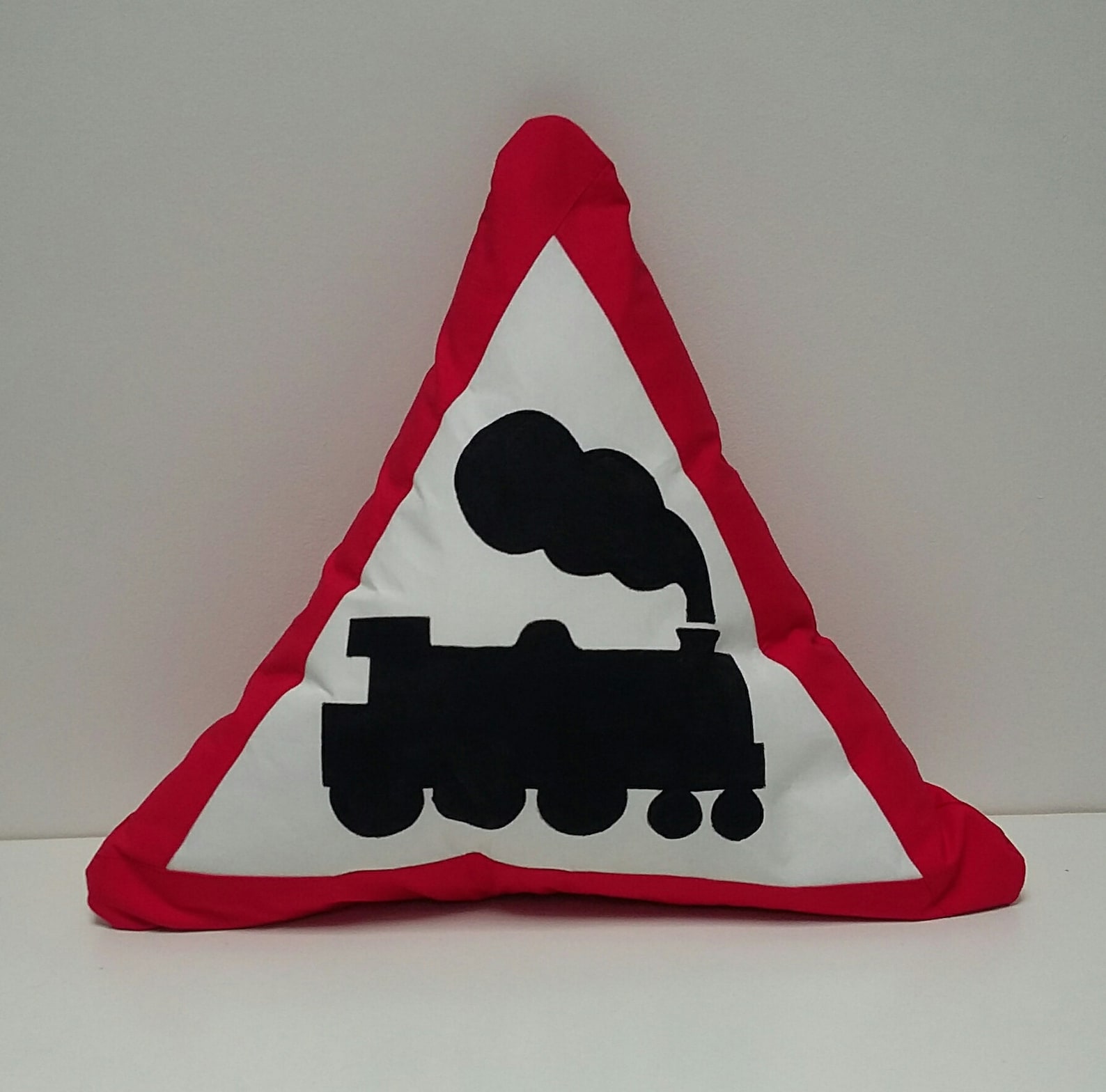 Train Road Sign Cushion Boys Bedroom Girls Bedroom Train | Etsy