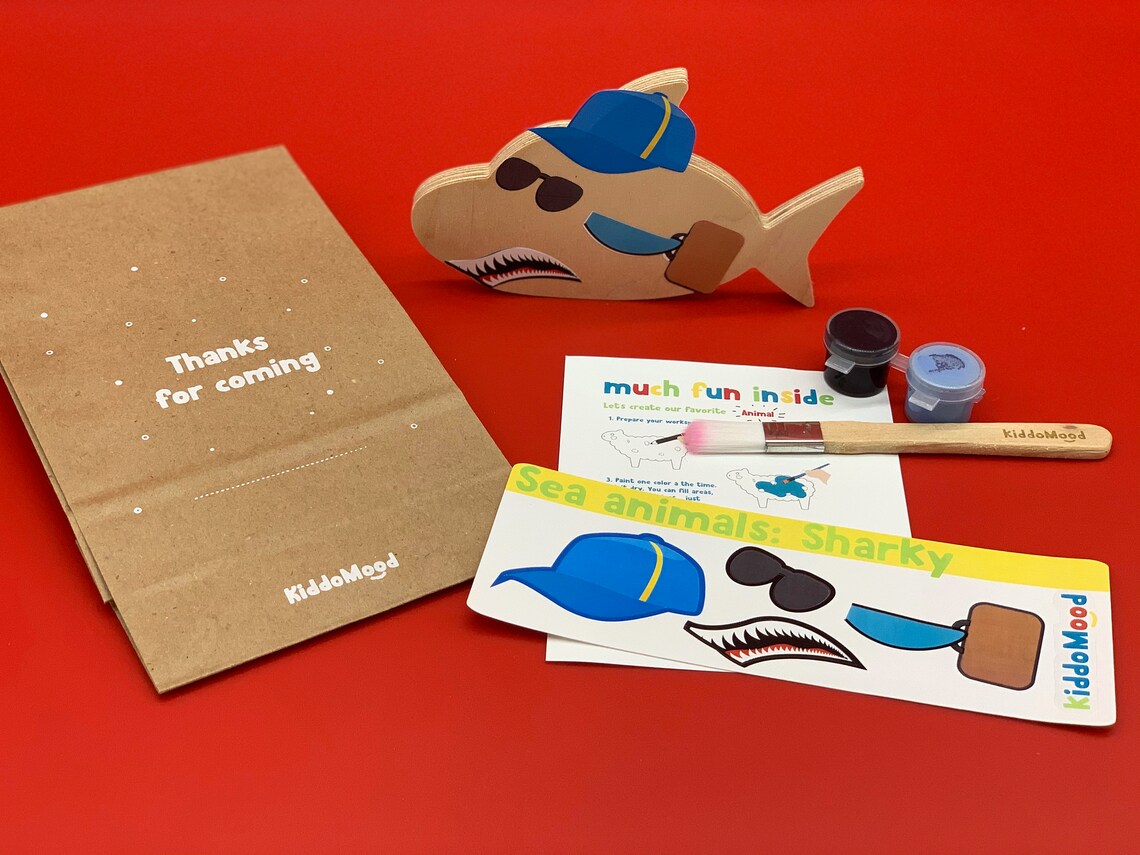Sea Animals Art Kit Craft Kit for Kids Party Favors - Etsy