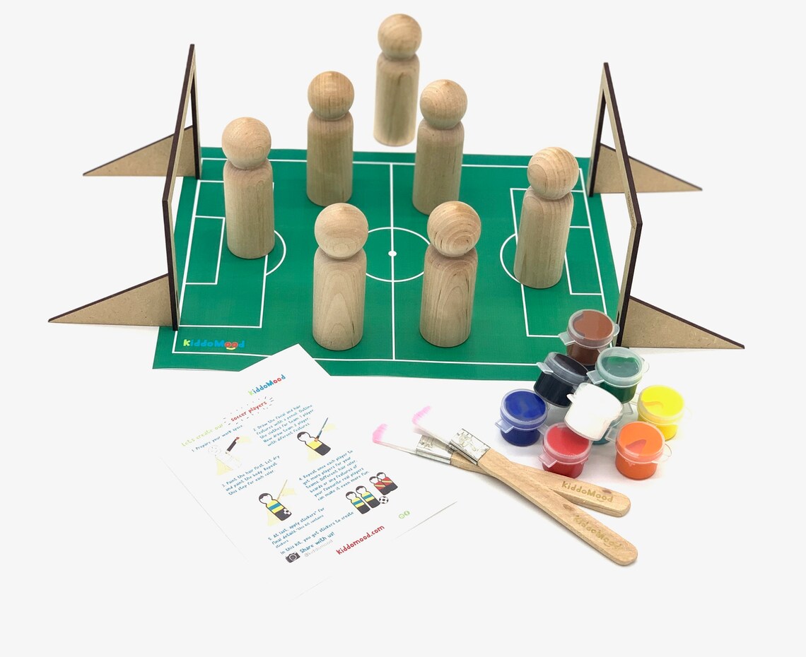 Soccer Art Kit Craft Kits for Kids - Etsy