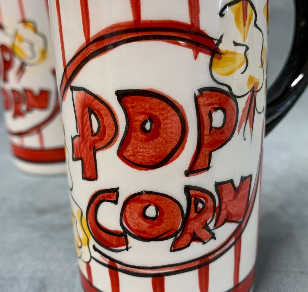 Kitschy Kitchen Popcorn Seasoning Shakers, Retro Kitchenware - Etsy