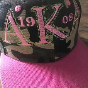 Aka Flat Bill Hat (1 Hat Either Pink or Green) - Etsy