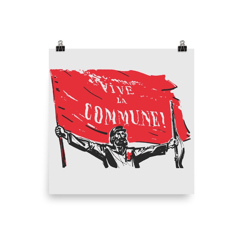 Vive La Commune Paris Commune Historical Socialist | Etsy