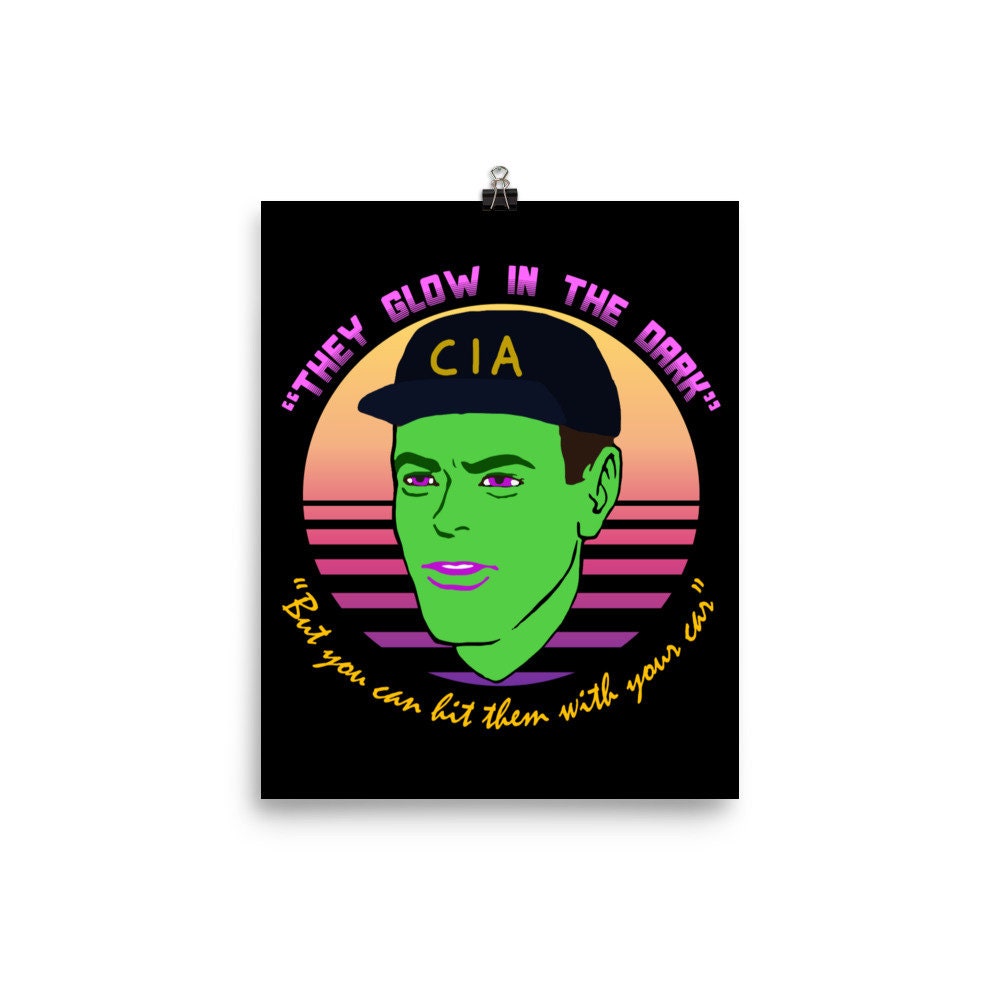 They Glow in the Dark CIA Undercover Terry Davis Meme | Etsy