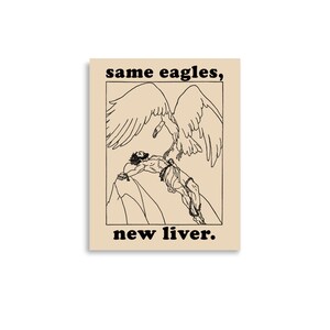 Same Eagles New Liver - Prometheus Meme, Greek Mythology Poster - Etsy