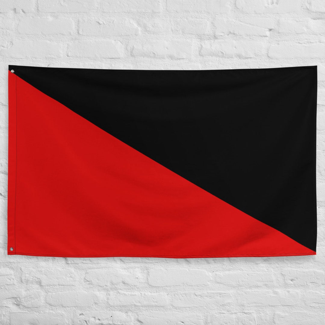 Anarcho-communist Flag - Leftist, Anarchist, Libertarian Socialist Flag ...