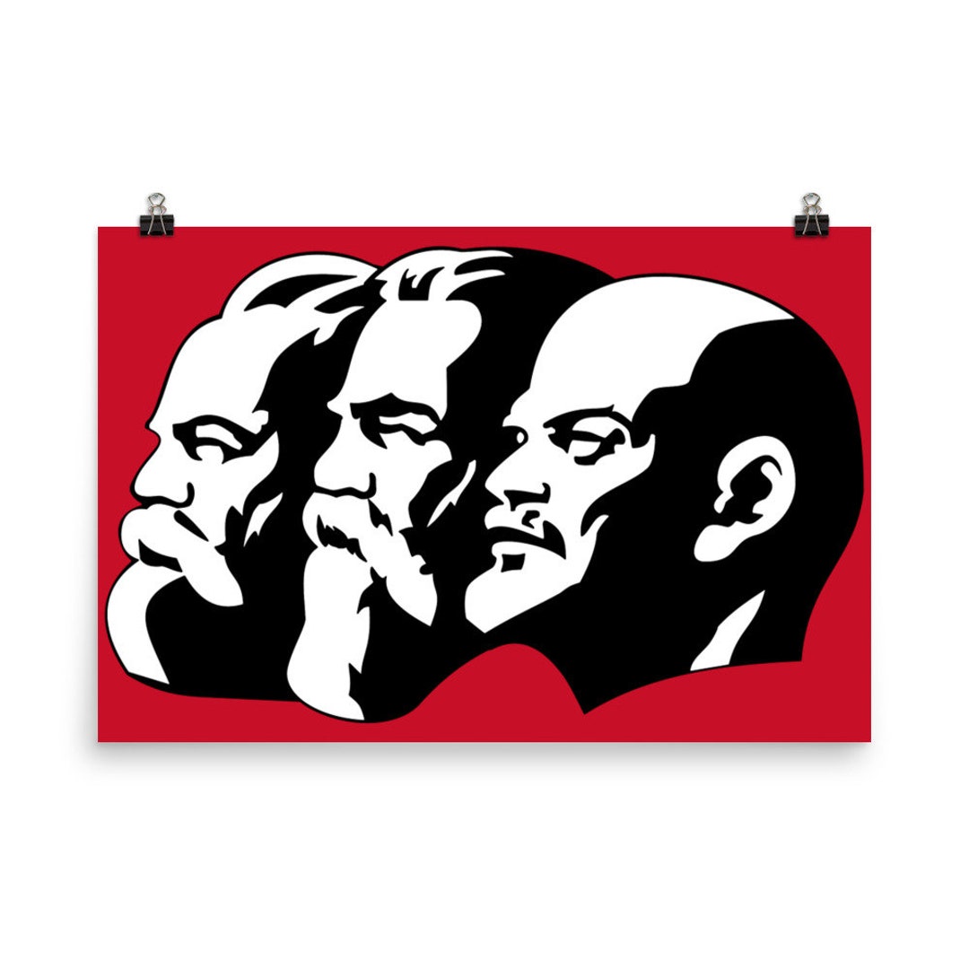 Marx Engels Lenin - Socialist, Communist, Leftist Poster - Etsy