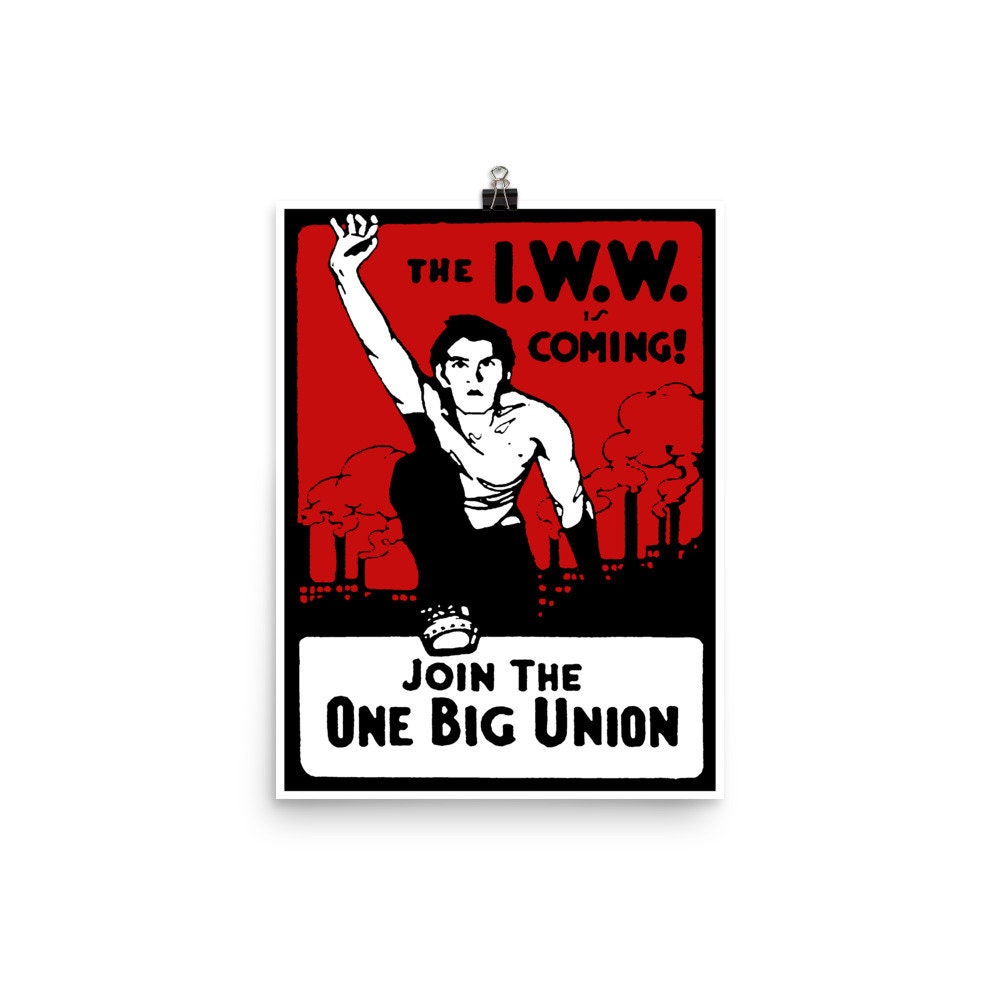 Join the One Big Union Industrial Workers of the World - Etsy Canada