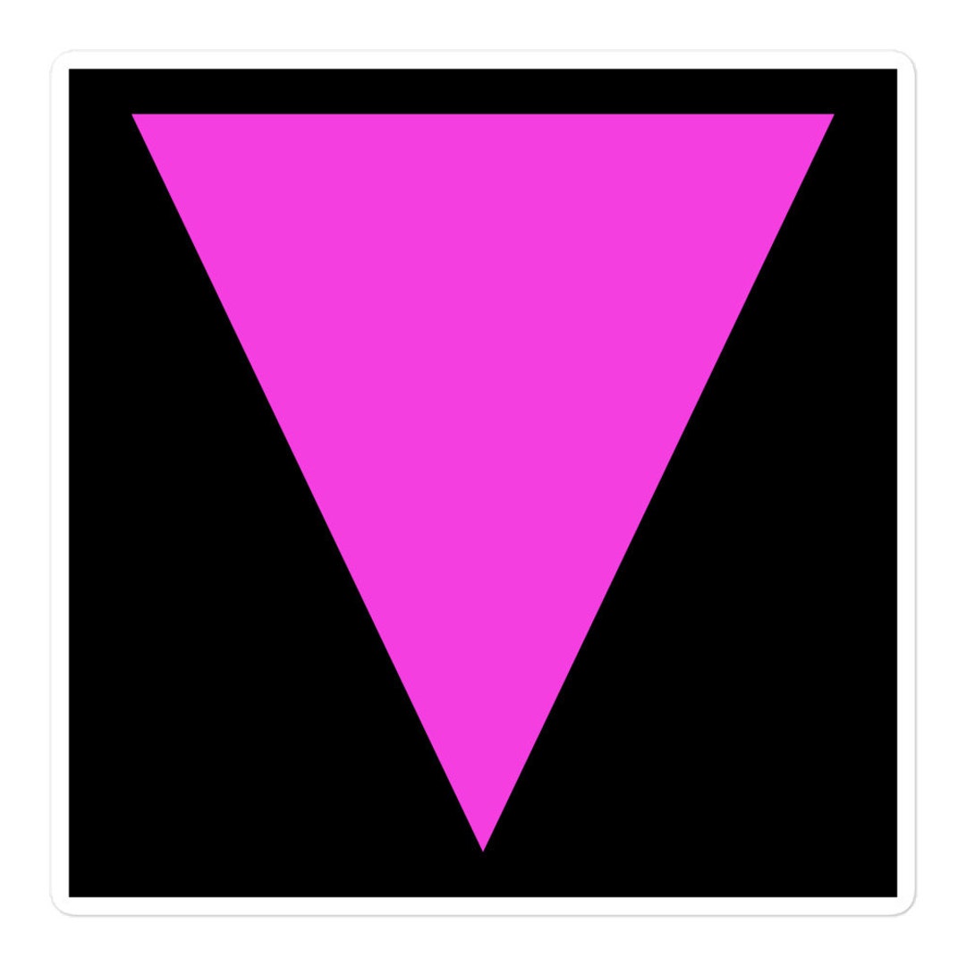 Pink Triangle - LGBTQ, Historical, Gay Pride Sticker - Etsy