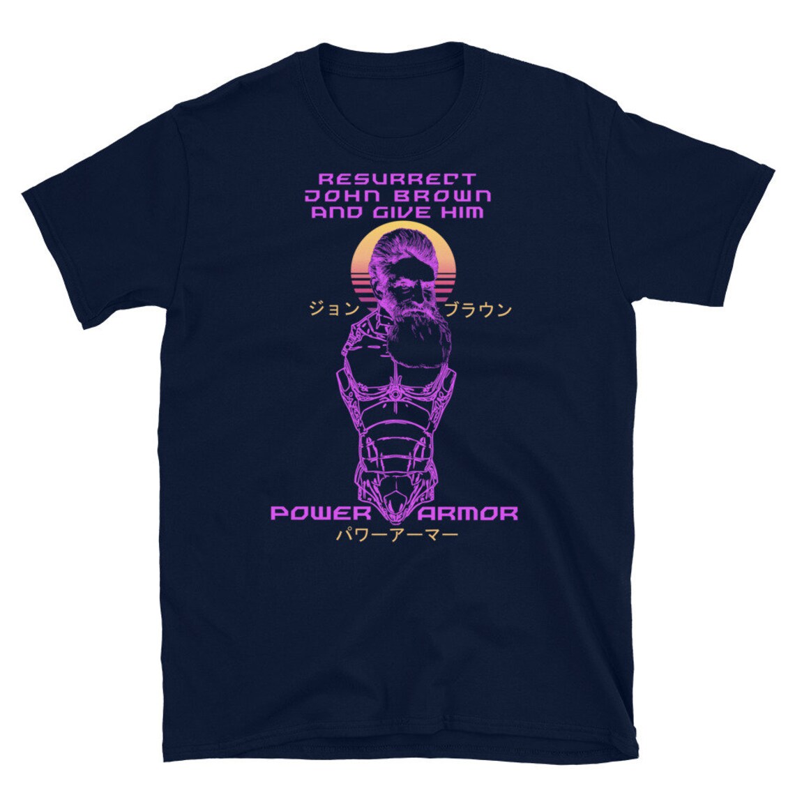 Resurrect John Brown and Give Him Power Armor Vaporwave - Etsy