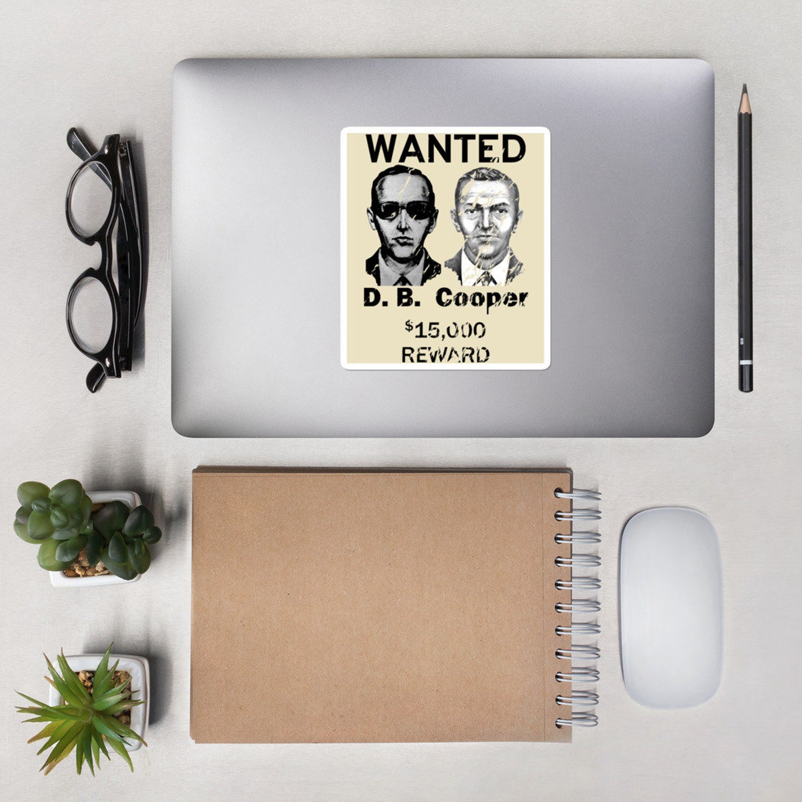 DB Cooper Wanted Poster - Criminal, FBI, Plane Hijacking, Unsolved ...