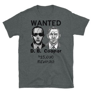 DB Cooper Wanted Poster - Criminal, FBI, Plane Hijacking, Unsolved ...