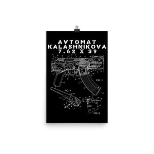 Avtomat Kalashnikova Blueprint AK47, Mikhail Kalashnikov, Guns ...