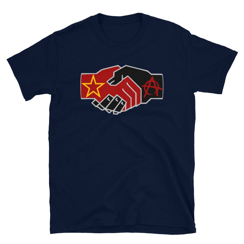 Left Unity Handshake Anarchist Socialist Communist | Etsy