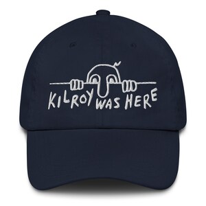 Kilroy Was Here - World War II, Historical Graffiti, Meme Hat - Etsy